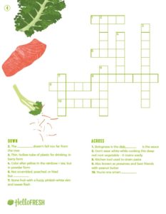 4 Fun (and Printable!) Cooking Crossword Puzzles | The Fresh Times